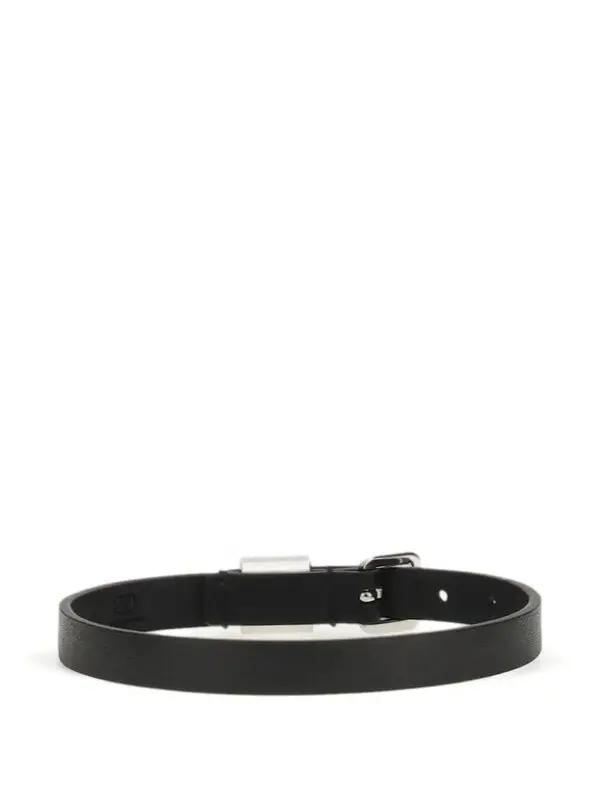 Valentino Garavani Rockstud Leather Bracelet - Black
