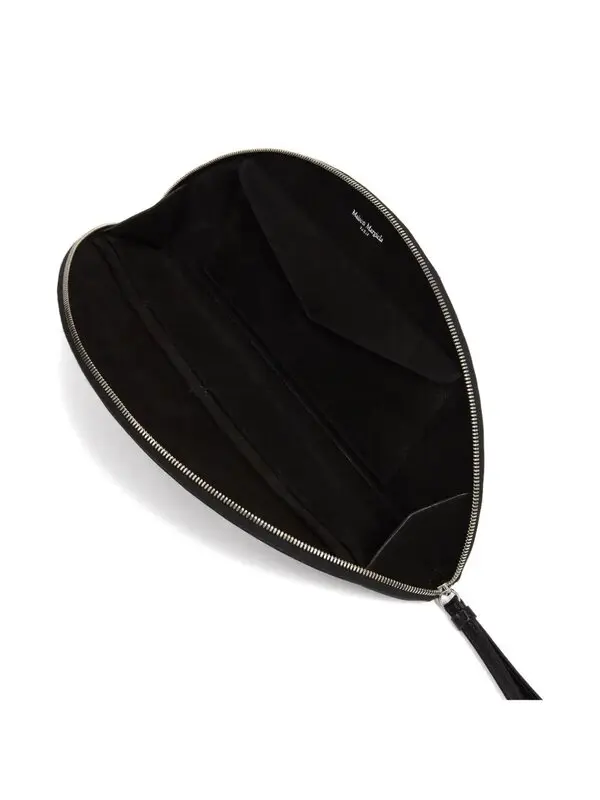 MAISON MARGIELA Big Halfmoon Leather Pouch