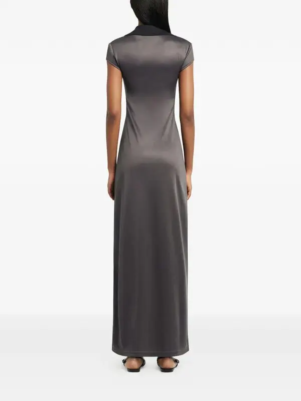 COURREGES Long Polo Dress - Gray
