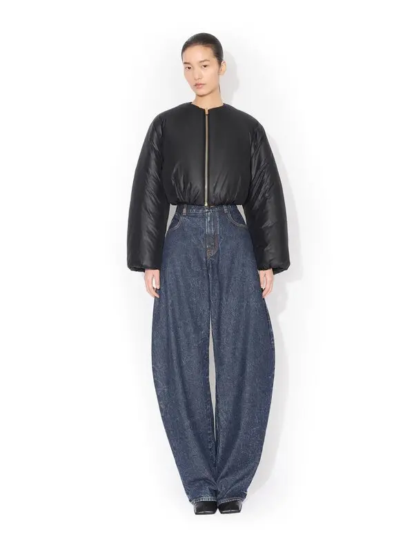 Alaïa Nylon Pleated Bomber