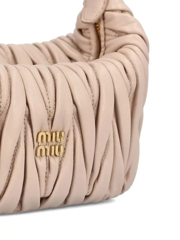 Miu Miu Matelassé Nappa Leather Pouch