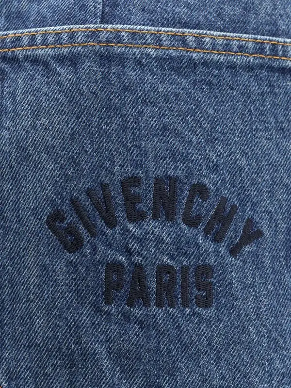 Givenchy Cargo Denim Miniskirt