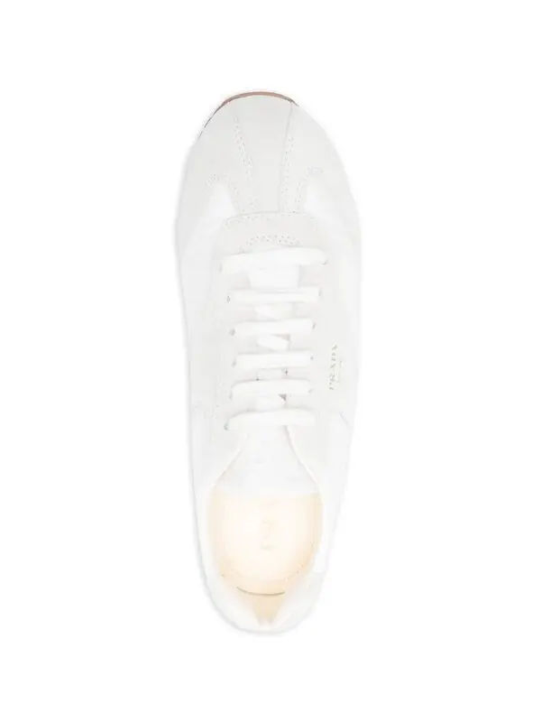 Prada Fabric And Suede Sneakers