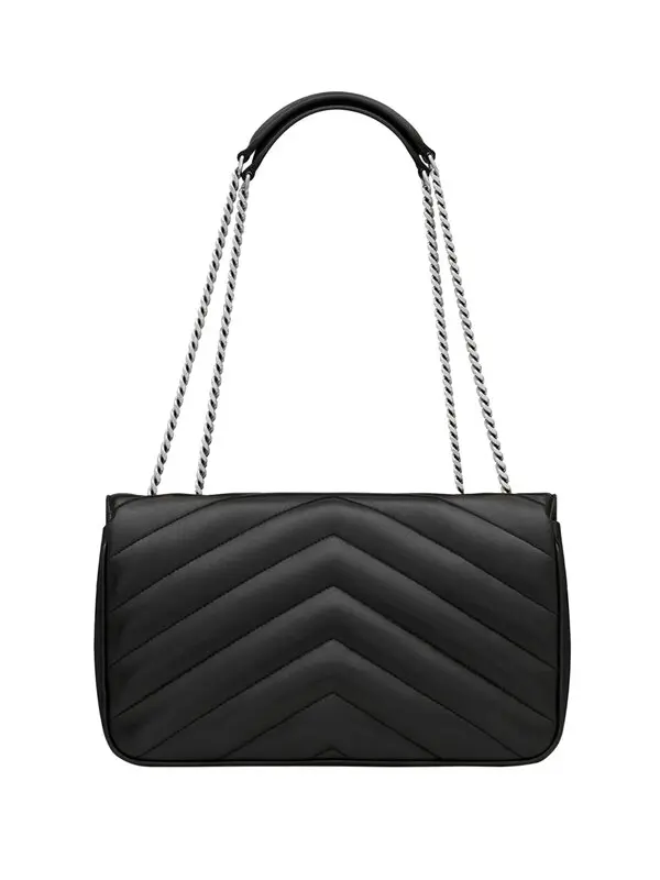 Saint Laurent Loulou M Shoulder Bag - Black