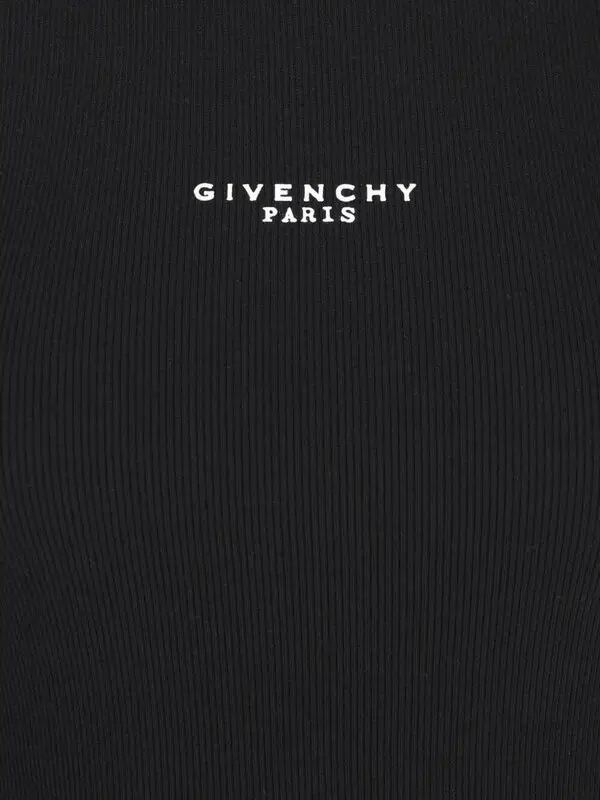 Givenchy Slim-fit Cotton Tank Top With Paris Print