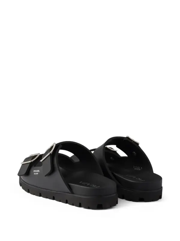 Prada Double Buckle Sandals