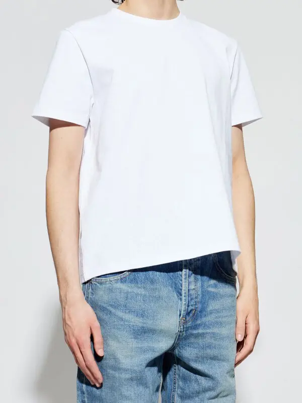 Saint Laurent Crewneck Cotton T-shirt