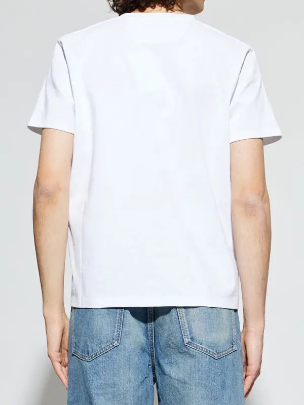 Saint Laurent Crewneck Cotton T-shirt
