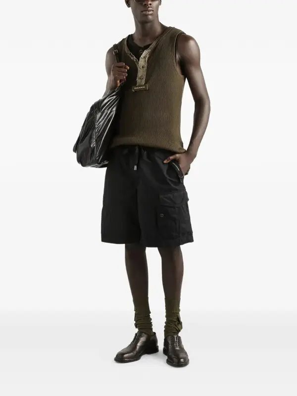 Dolce & Gabbana Waxed Faille Bermuda Shorts