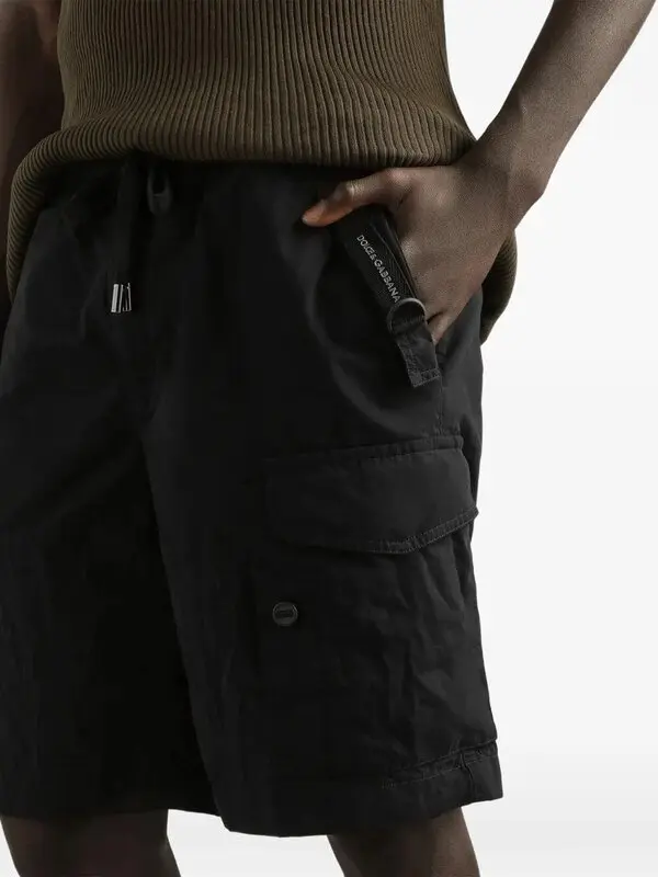 Dolce & Gabbana Waxed Faille Bermuda Shorts