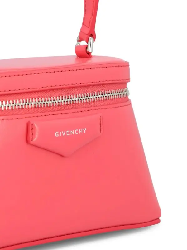 Givenchy Antigona Vanity Bag In Box Leather With Chain