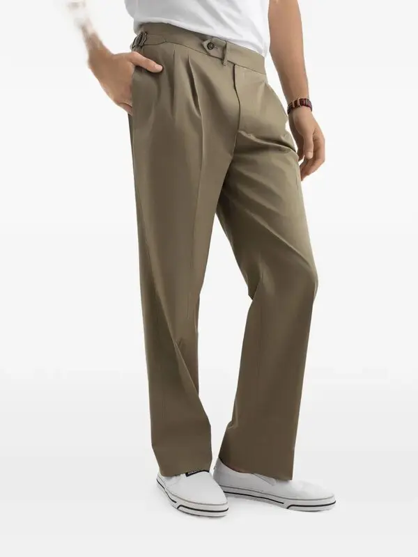Dolce & Gabbana Tailored Pleated Trousers - Green
