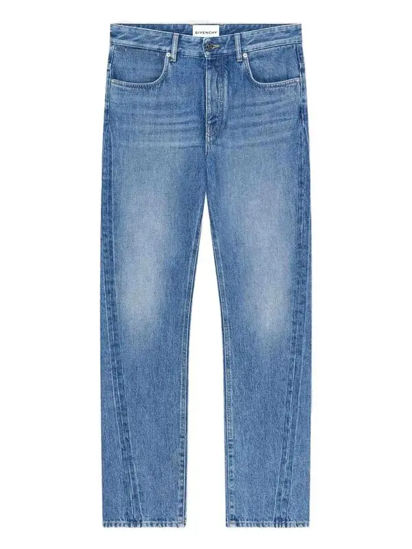 Givenchy Couture Seam Straight Fit Shadow Washed Jeans
