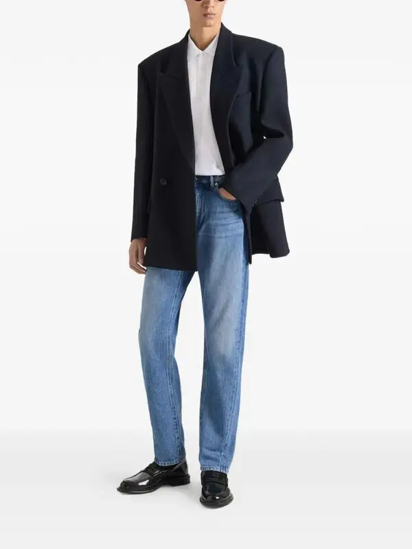 Givenchy Couture Seam Straight Fit Shadow Washed Jeans