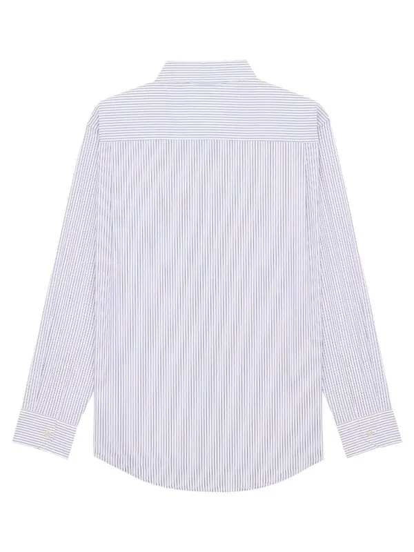 Saint Laurent Striped Cotton Poplin Cassandre Shirt