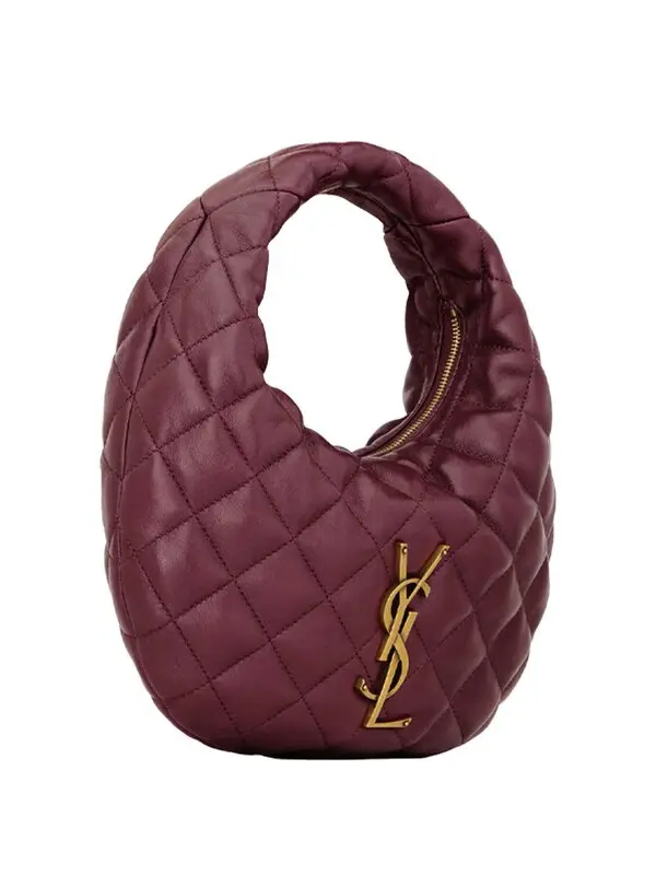 Saint Laurent Quilted Nappa Baby Icarino Bag - Red