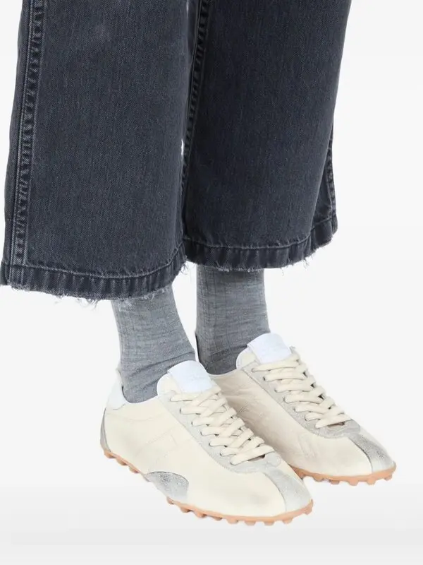 MAISON MARGIELA Sprinters Vintage Finish Suede And Leather Sneakers - Multicolor