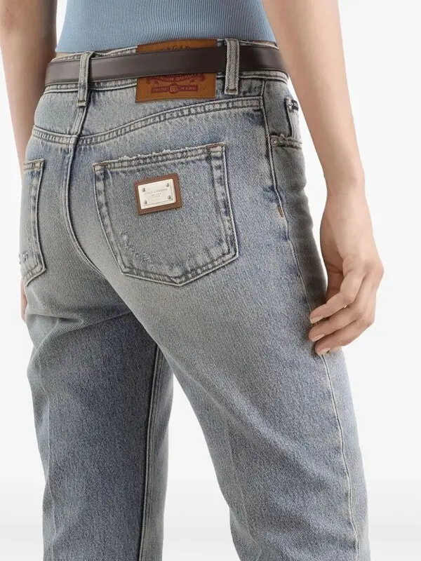 Dolce & Gabbana 5-pocket Denim Trousers - Blue