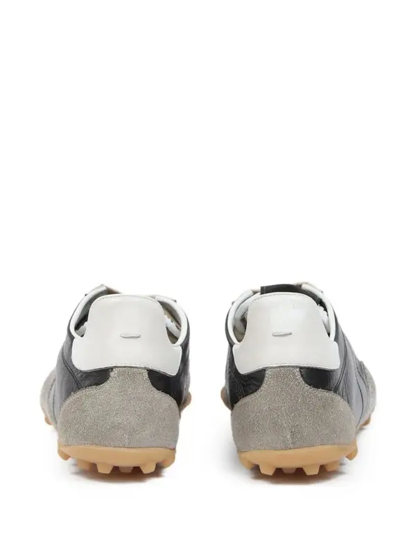 MAISON MARGIELA Sprinters Vintage Finish Suede And Leather Sneakers - Black