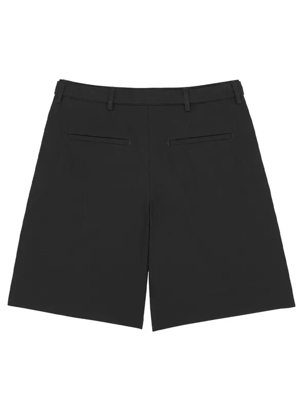 Saint Laurent Cotton Poplin Tailored Bermudas