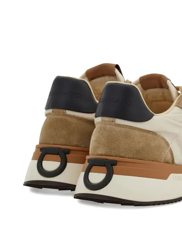 FERRAGAMO Atlantic Waterproof Fabric And Suede Sneakers
