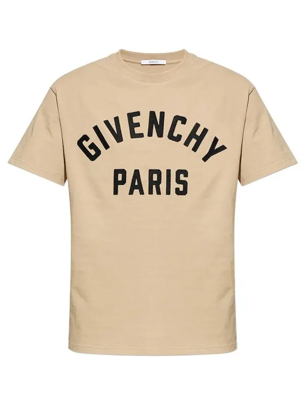 Givenchy Paris Embroidery Cotton T-shirt