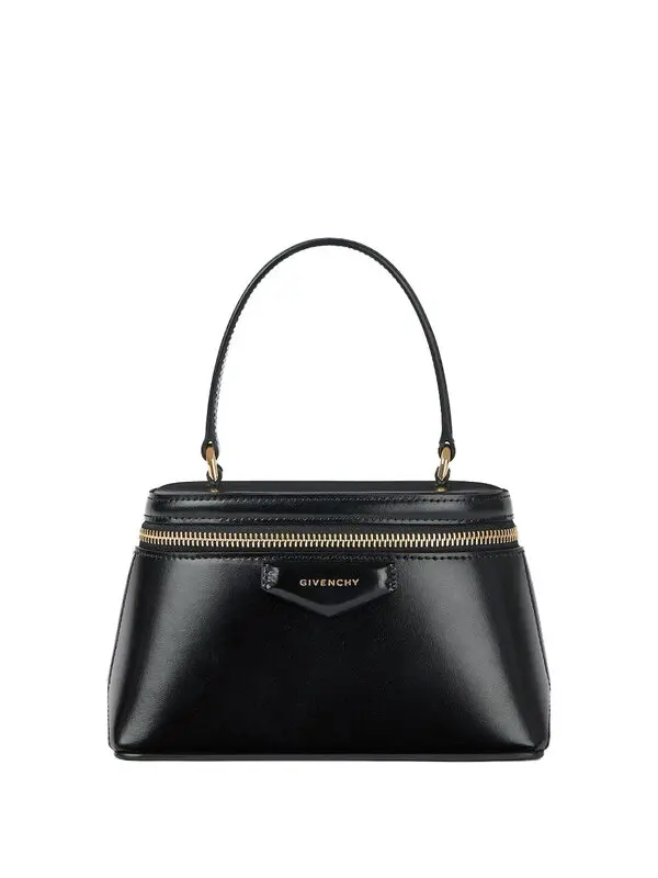 Givenchy Antigona Vanity Bag In Box Leather With Chain