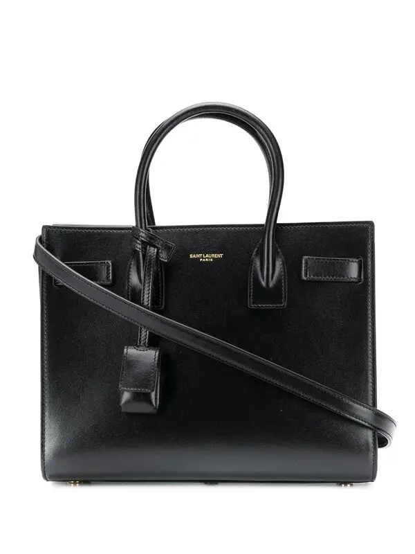 Saint Laurent Sac De Jour Baby In Smooth Leather - Black