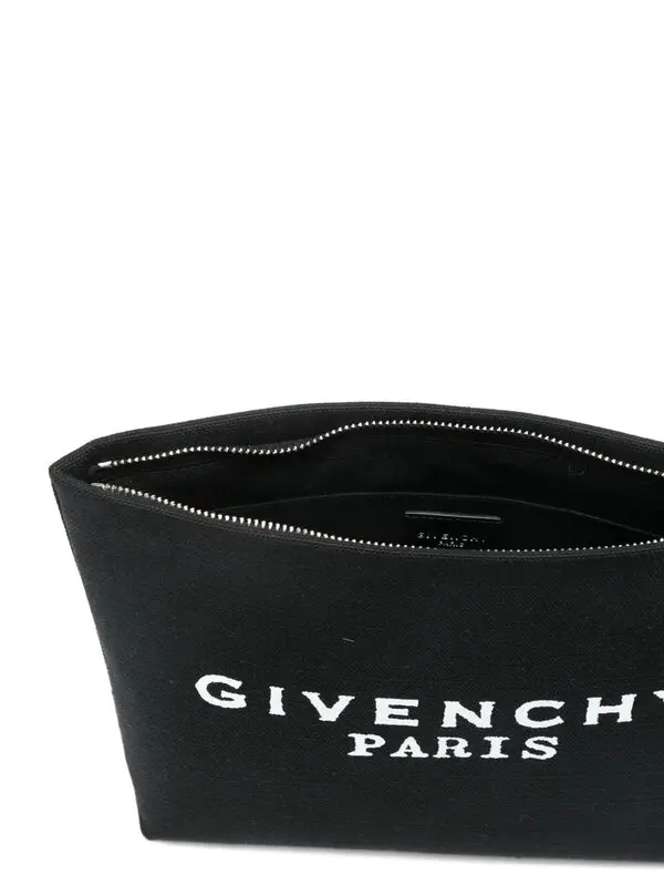 Givenchy Canvas Pouch With Zip