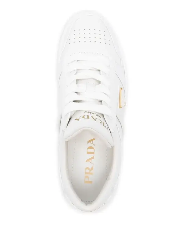 Prada Downtown Leather Sneakers