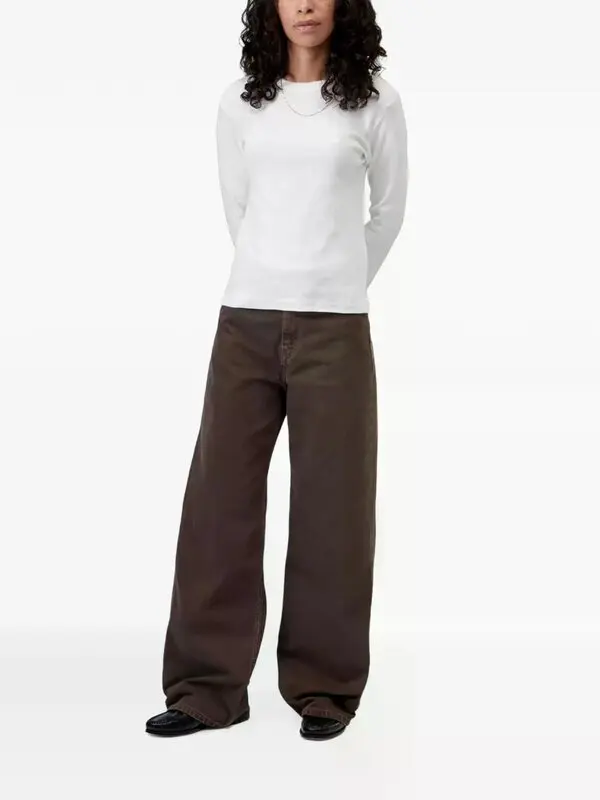 Carhartt Work In Progress Logo Embroidered Long-sleeve T-shirt
