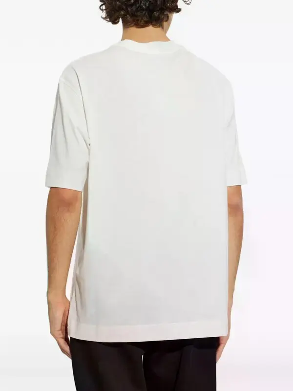 Emporio Armani Embroidered-logo T-shirt