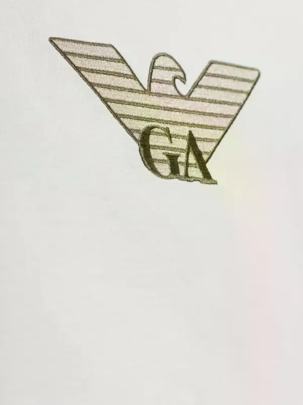 Emporio Armani Embroidered-logo T-shirt