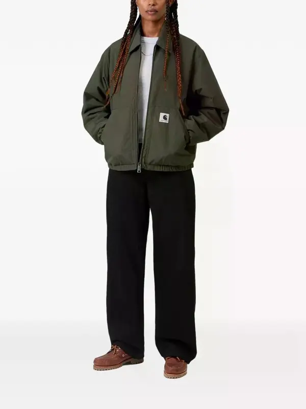 Carhartt Work In Progress Stanwood Logo-patch Jacket - Green