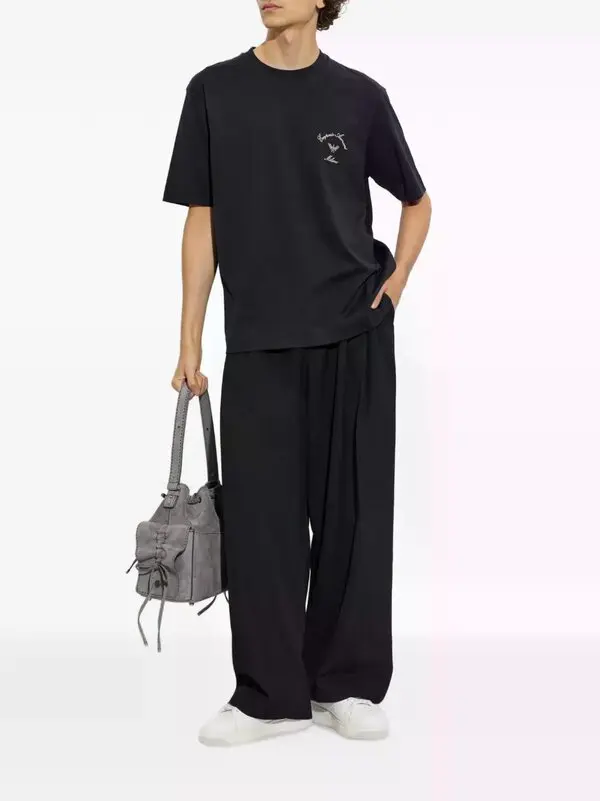 Emporio Armani Embroidered-logo T-shirt