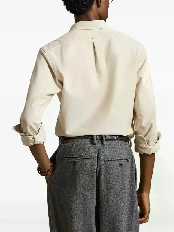 Polo Ralph Lauren Slim Fit Oxford Shirt - Neutrals