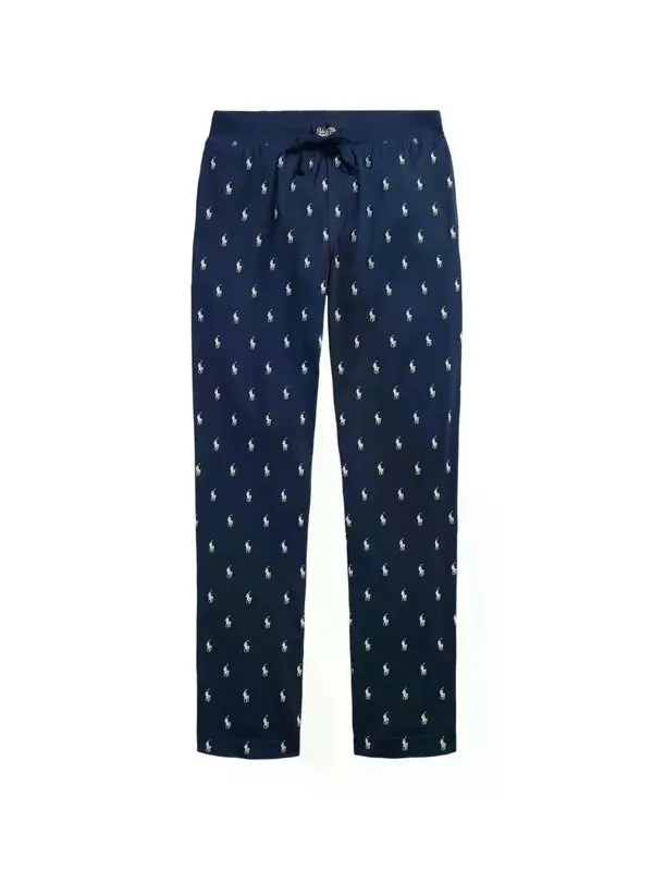 Polo Ralph Lauren Signature Pony Jersey Pyjama Trousers - Blue