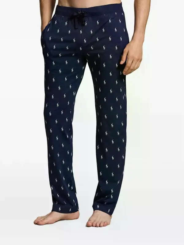 Polo Ralph Lauren Signature Pony Jersey Pyjama Trousers - Blue