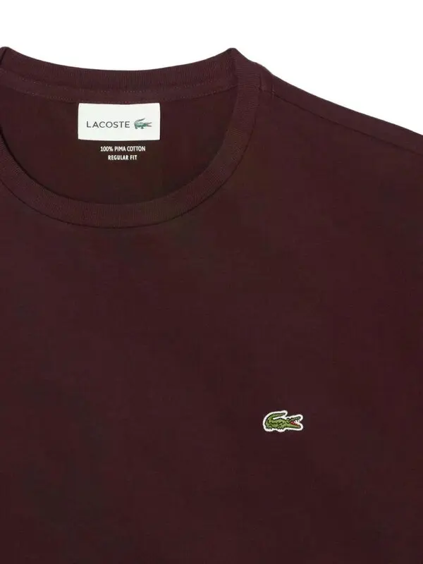 Lacoste Logo-patch Pima-cotton T-shirt
