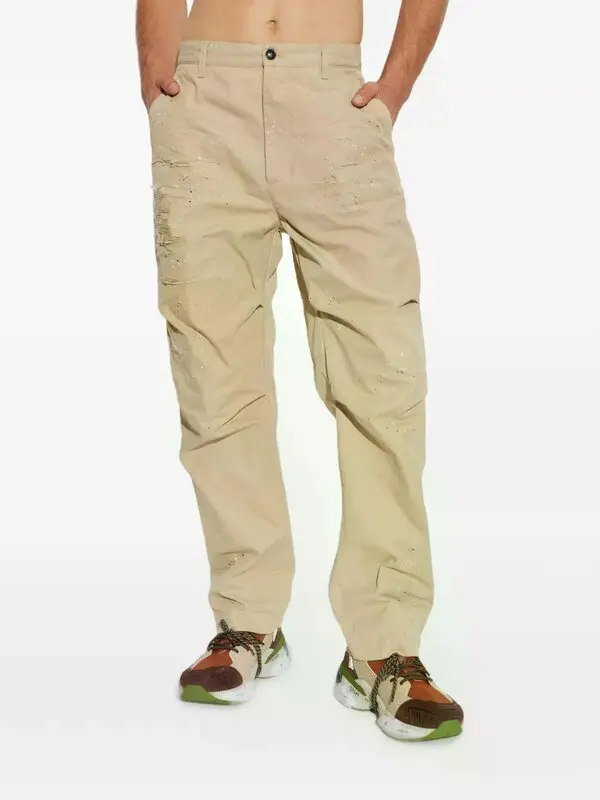 Dsquared2 Paint-splatter Distressed Trousers
