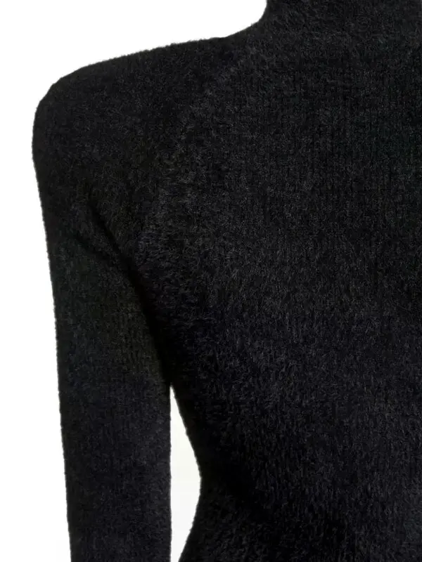 Balmain Fluffy Ribbed-knit Jumper