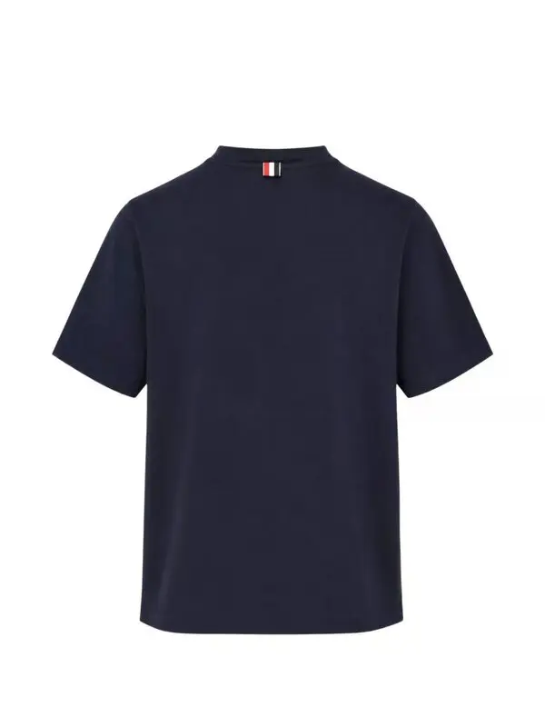 Thom Browne 4-bar Oversized T-shirt - Grey