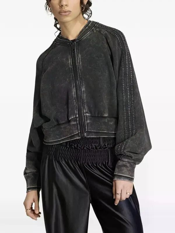 Adidas Sst Double-layered Cropped Jacket - Black