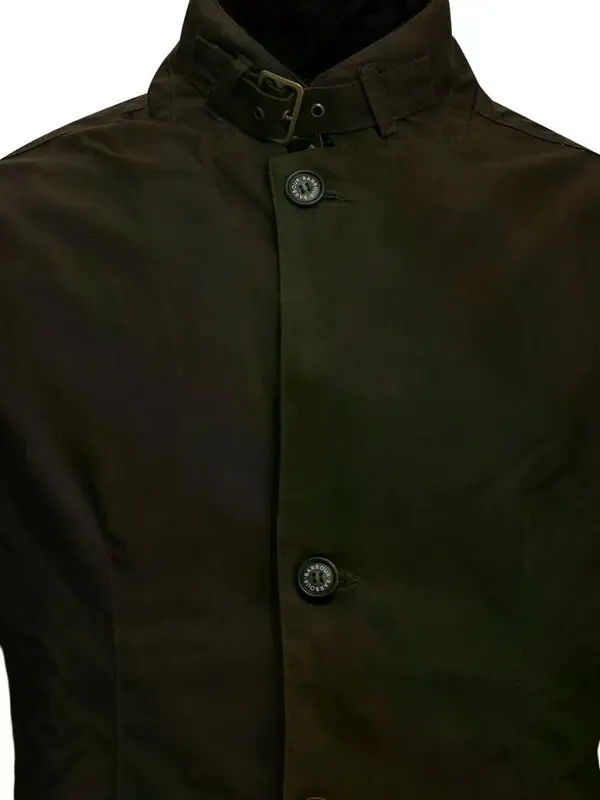 Barbour Lutz Buckled-collar Waxed-cotton Jaclet