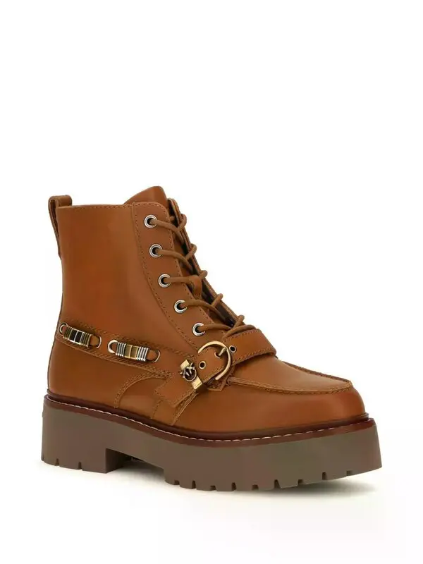 Pinko Margaret 03 Ankle Boots Calf Leather - Brown