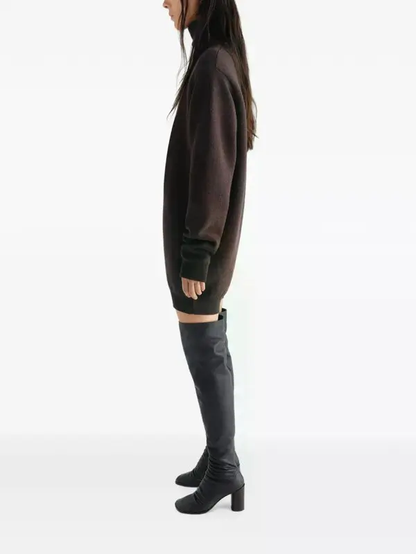 LEMAIRE Relaxed Jumpsuit In Felted Merino Wool - Brown