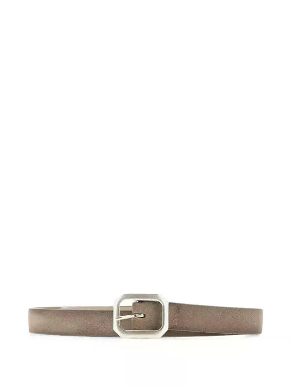 ALBERTO LUTI Suede Leather Belt