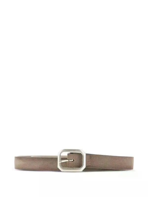 ALBERTO LUTI Suede Leather Belt