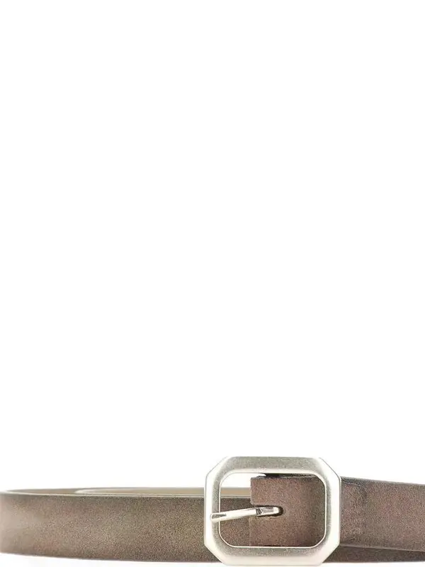 ALBERTO LUTI Suede Leather Belt