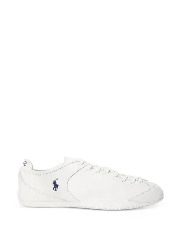 Polo Ralph Lauren Leather Logo-embroidered Sneakers
